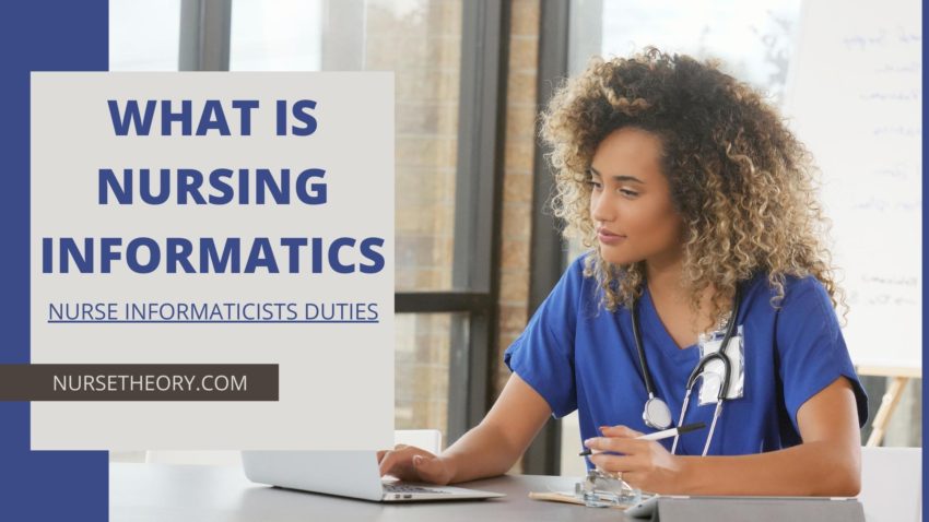 What Is A Nurse Informaticist Nurse Theory