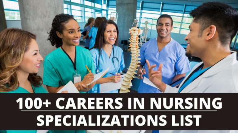 100+ Careers in Nursing | Specialties List | Nurse Theory
